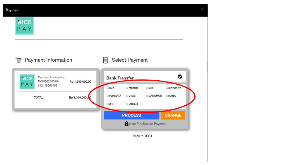 NICEPAY VIRTUAL ACCOUNT | evb* | Tracce | Official Store